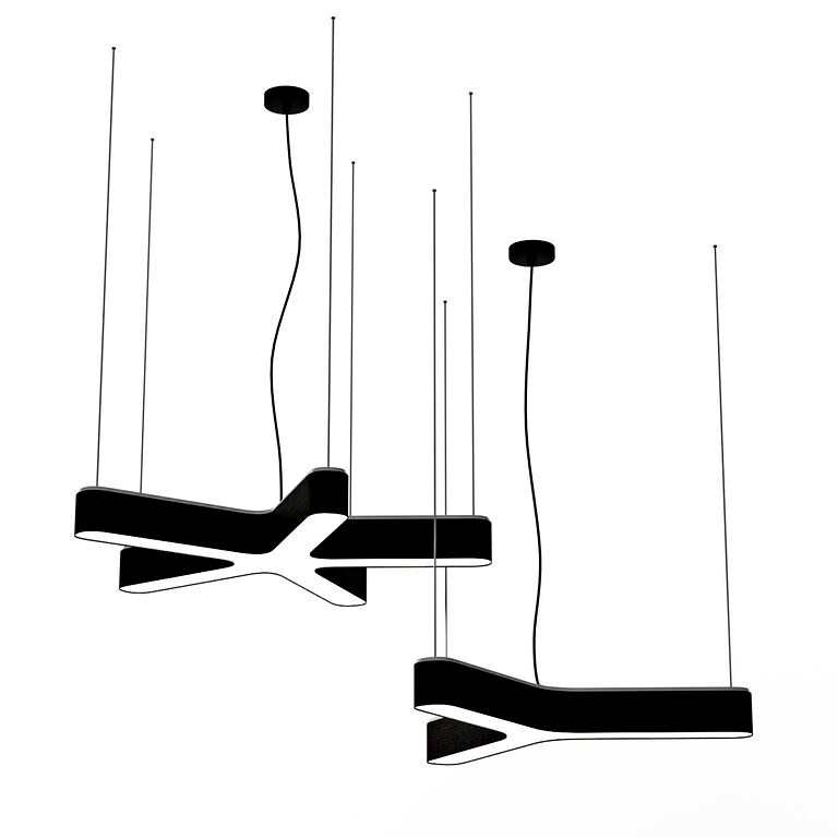 Metropolight Design LED LUKE Set Pendant Light (154725) 3d model