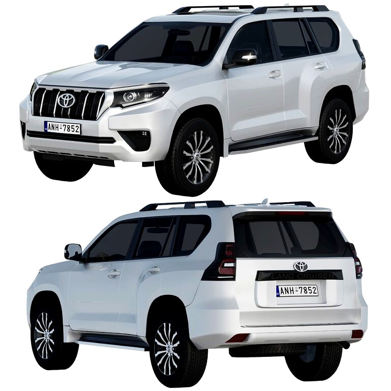 Toyota Land Cruiser Prado car (140644) 3d model