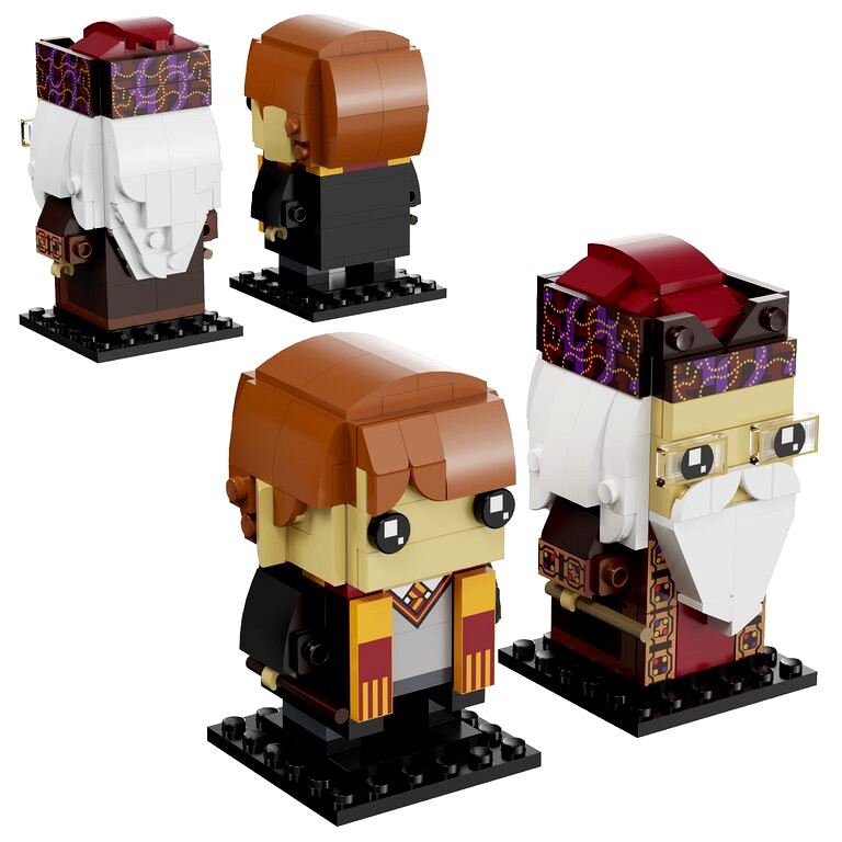 Lego Brickheadz 41621 Ron Weasley And Albus Dumbledore Constructor ...