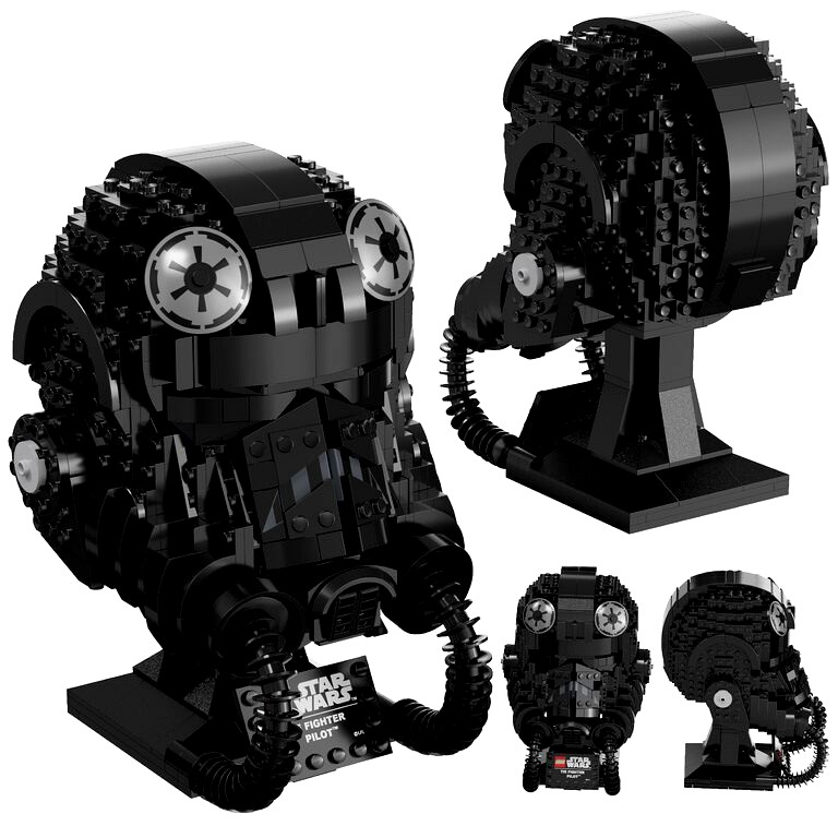 Lego 75274 TIE Fighter Pilot Helmet (122831) 3d model
