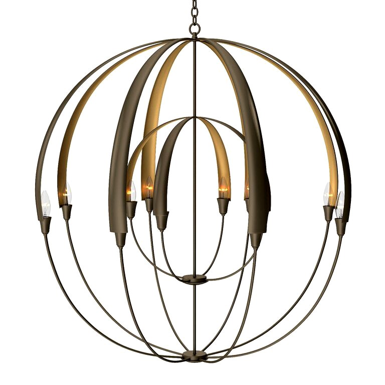 Hubbardton Forge Double cirque large scale chandelier (112052) 3d model