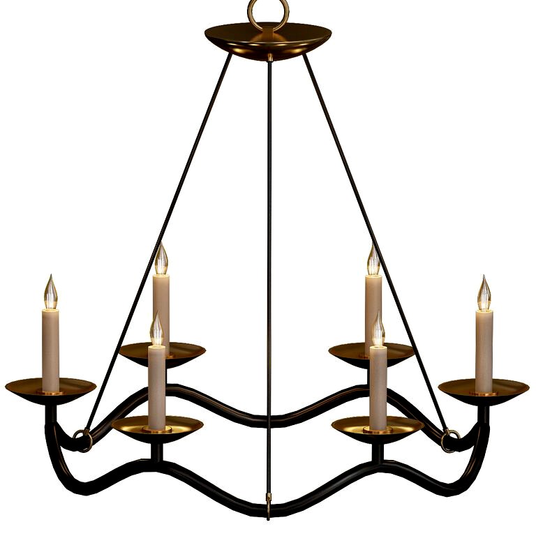 Visual Comfort S5040AI Barry Goralnick Choros Chandelier (111456) 3d model