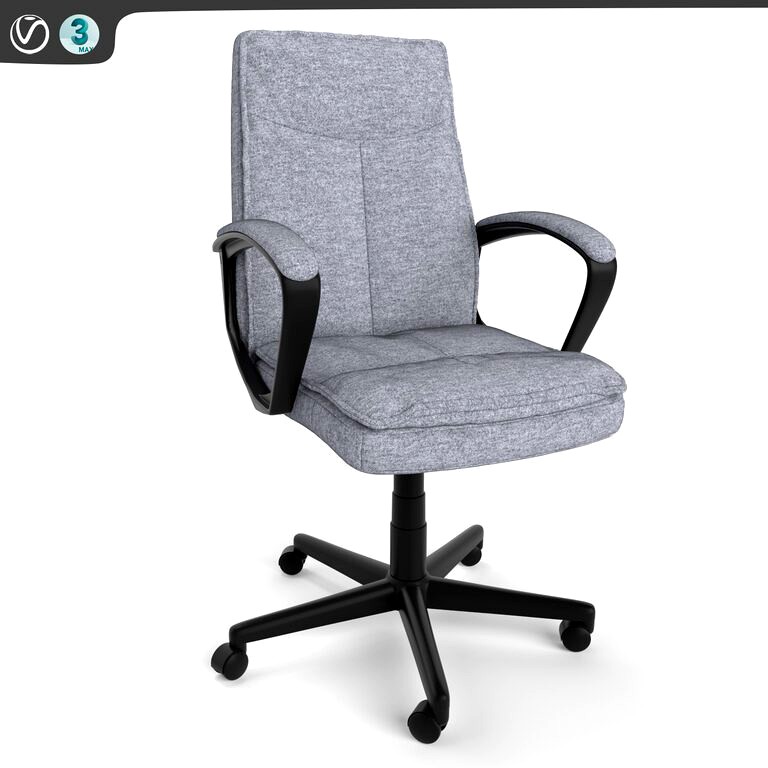 TOPPER Gray office chair (110793) 3d model