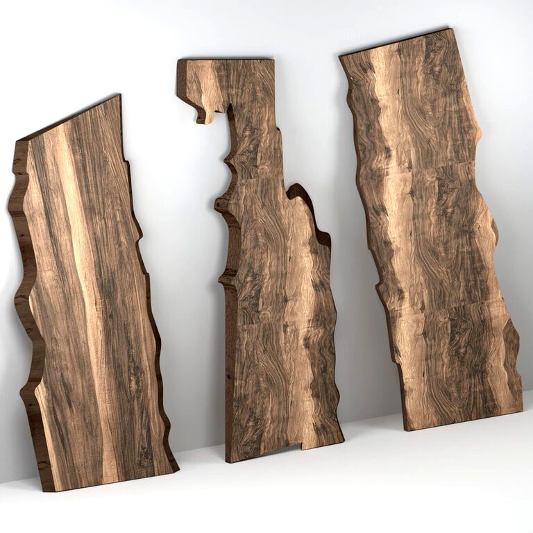 Wooden Slab (110714) 3d model