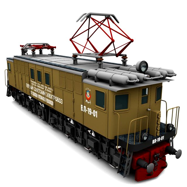 Locomotive 3d model