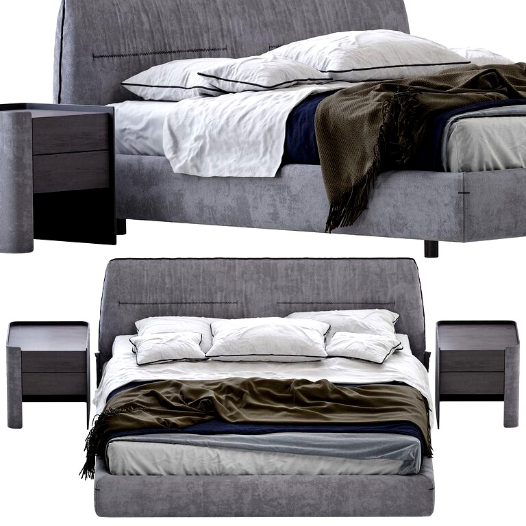Poliform Jacqueline Bed (101153) 3d model