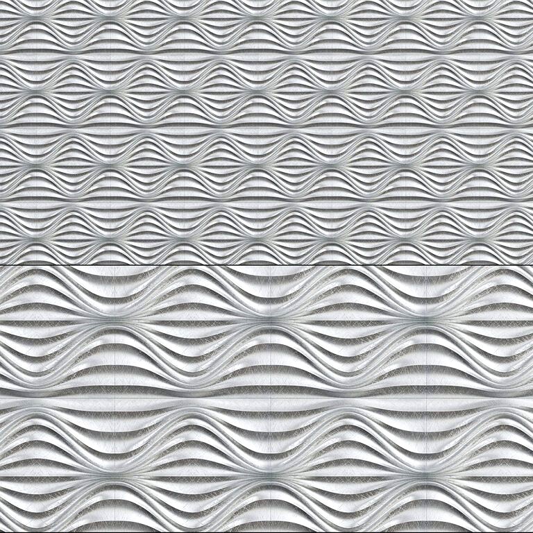 Circular wave 3D panel (27739) model