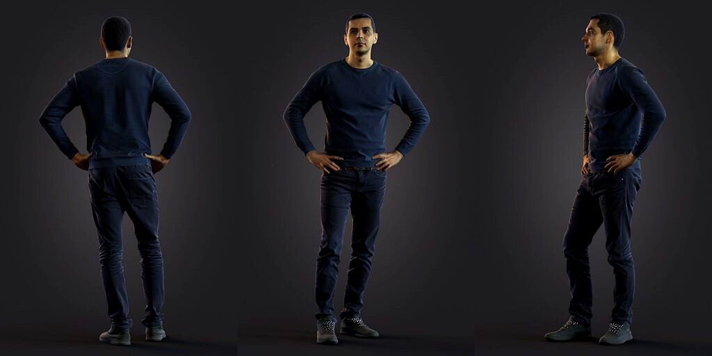 3d Scan Man 6 (17579) model