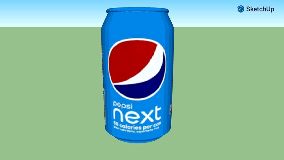 Pepsi Next can 3d model