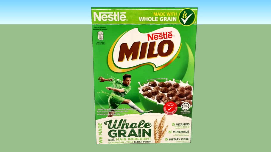 Nestle Milo 3d model