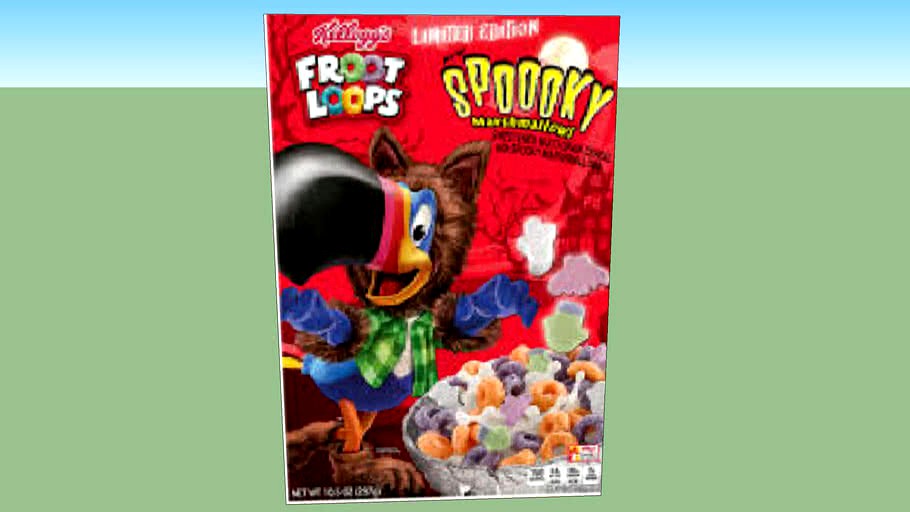 Kellogg's Froot Loops 3d model