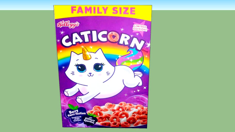 Kellogg's Caticorn 3d model
