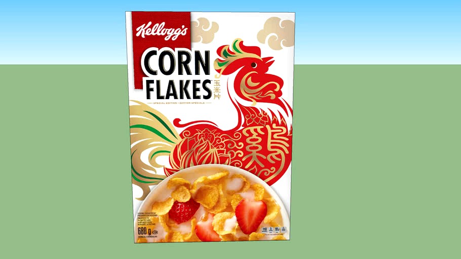 Kellogg's Corn Flakes 3d model