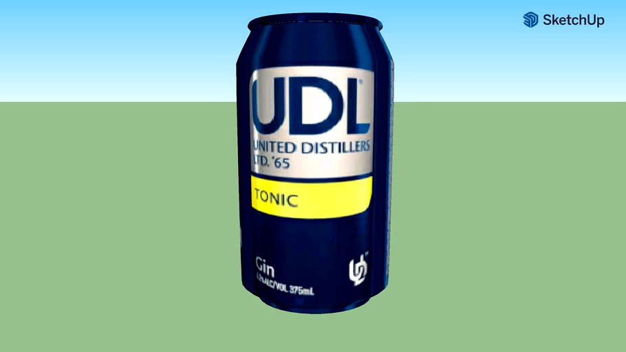 Udl can 3d model