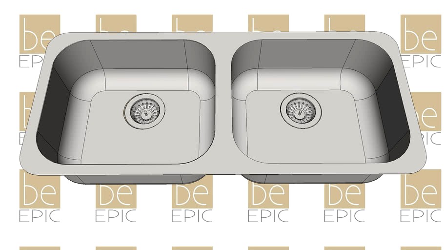 Cuba de embutir Isis Plus 2C 40 BL em Aço Inox Acetinado - Tramontina ...