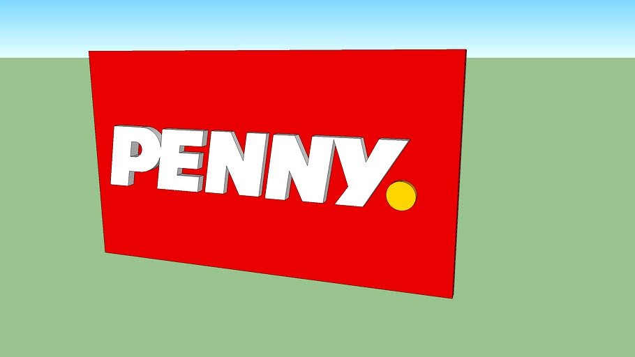 Penny logo 3d model