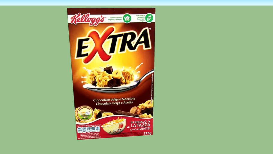 Kellogg's Extra 3d model
