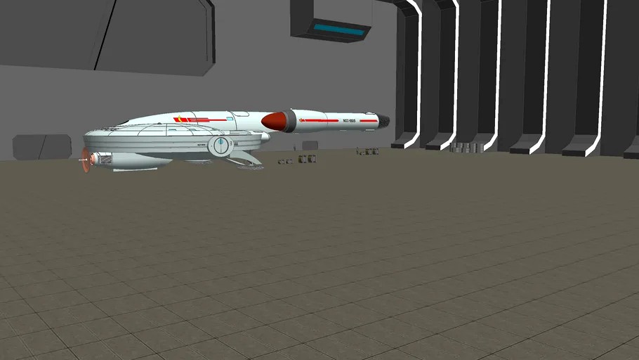 Star Trek - Archer Class Scout – Loading Cargo 3d model