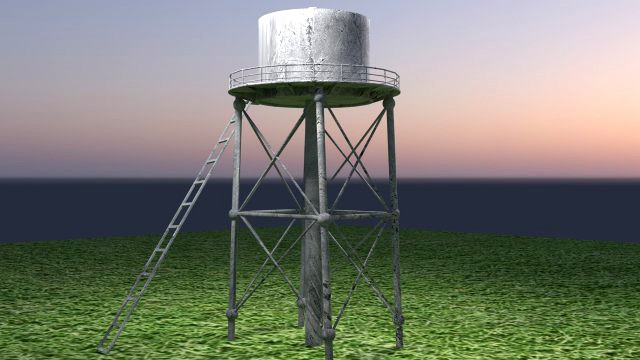 WATER TANK 3d model