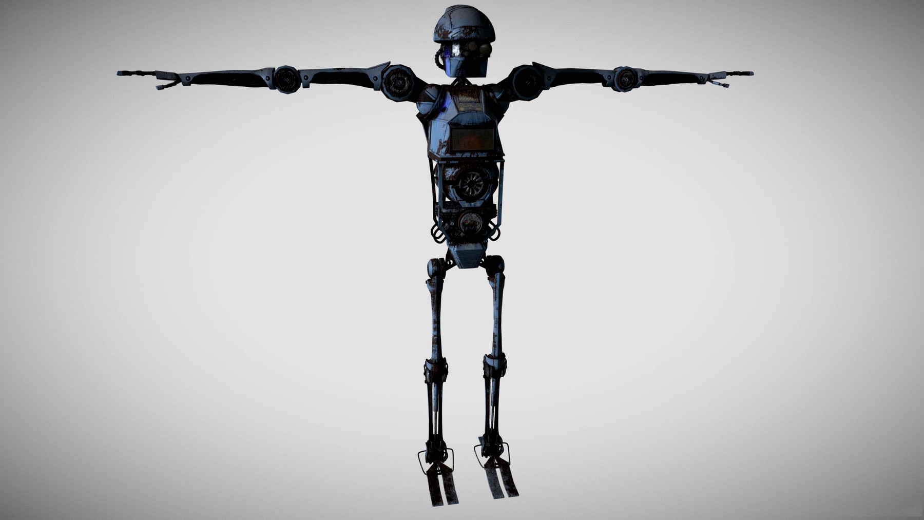 "Scrapey" The Dangerous Industrial Work Robot 3d model