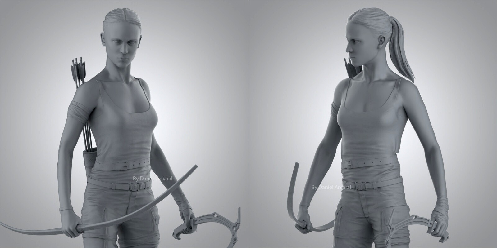 Alicia Vikander Tomb Raider 3D Printable Model