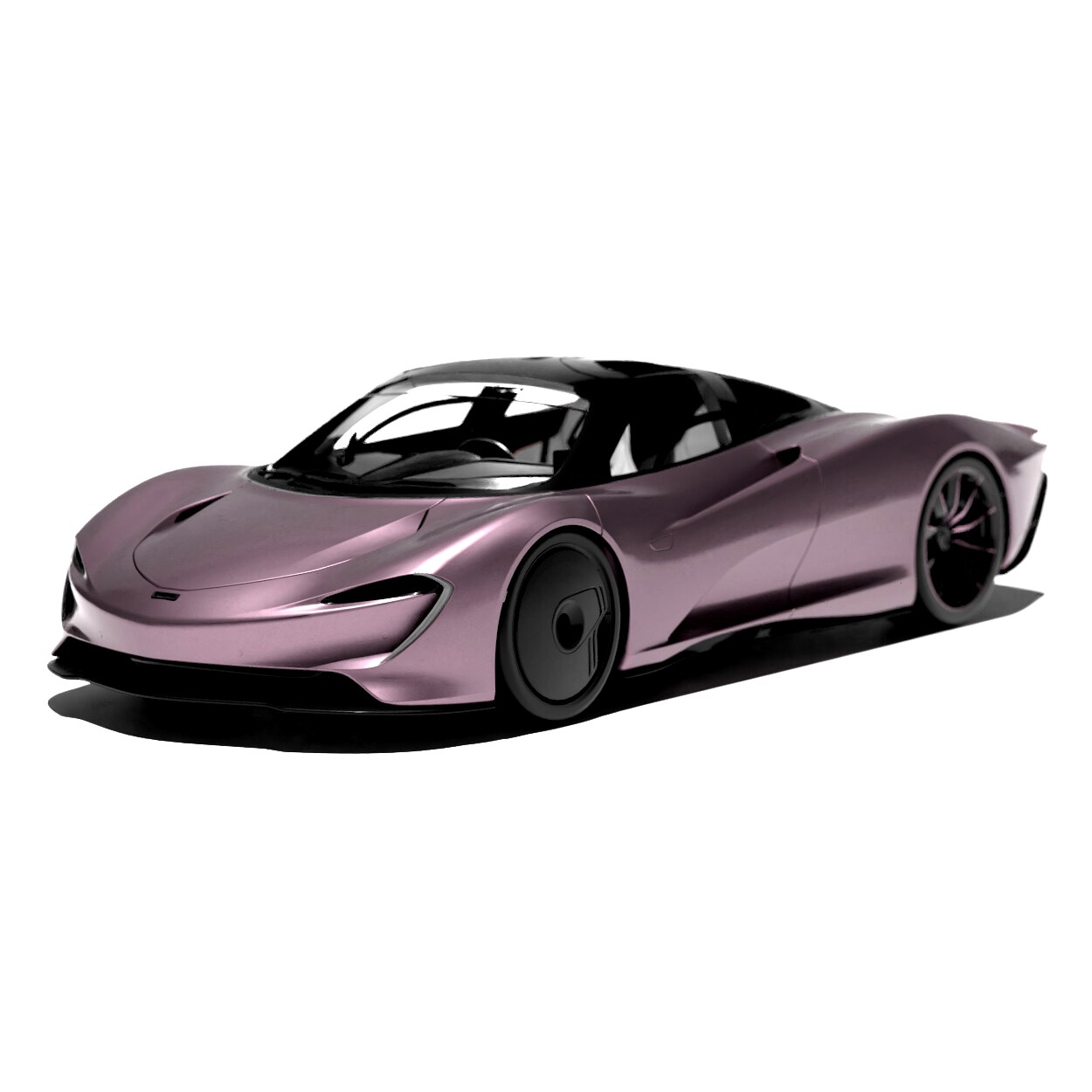 2020 McLaren Speedtail 3d model