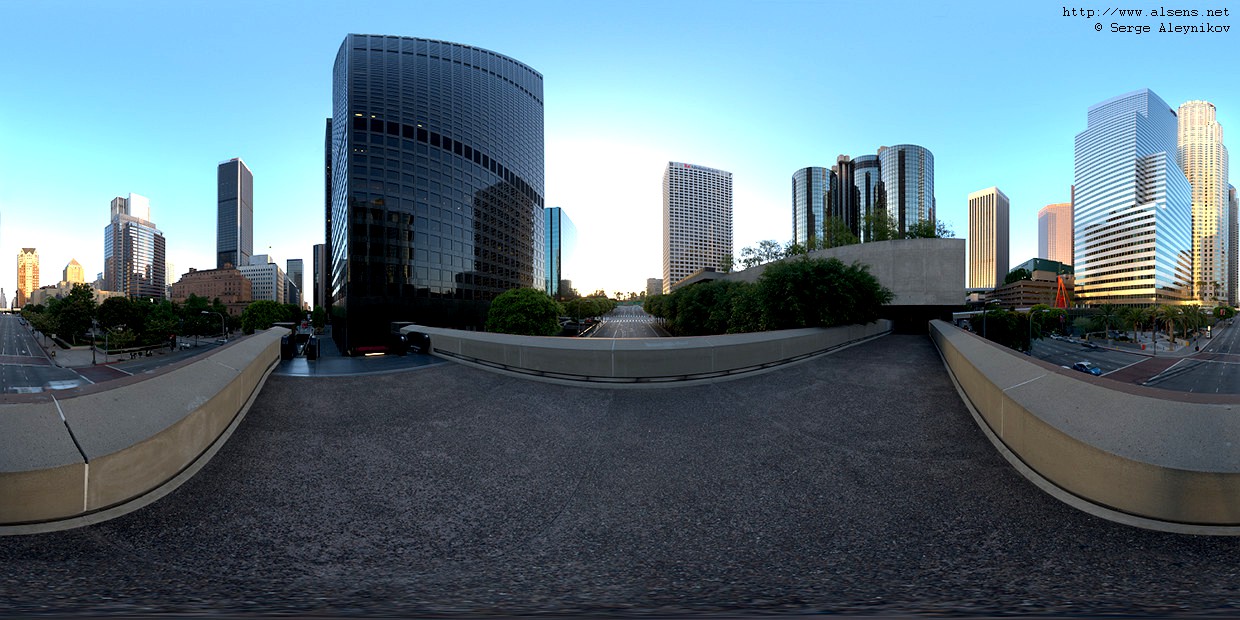 Cityscape HDRi Pano 011 + 25 backplates 3d model