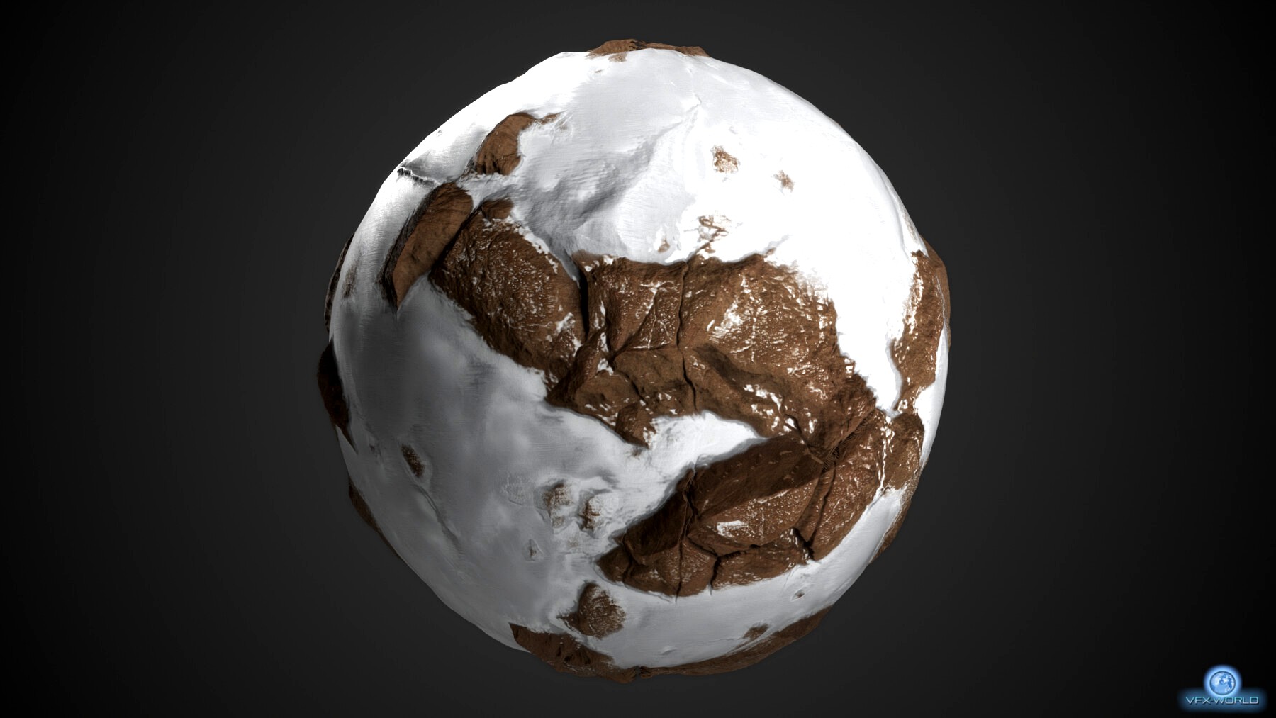 Snowy Rocks PBR Material - procedural (.SBS file / 4k textures + .SBSAR ...