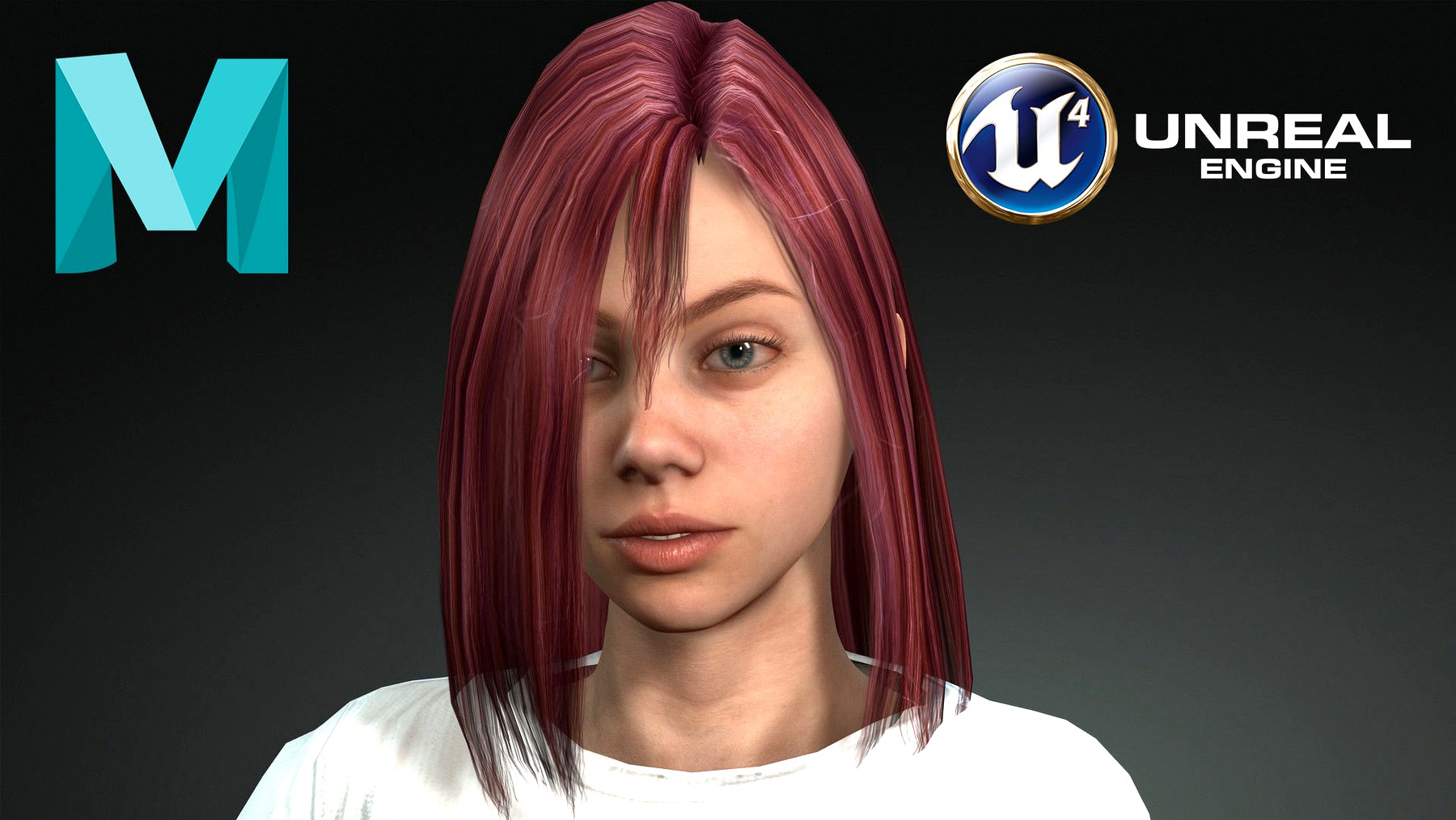 Game Ready Photo-Realistic Low-Poly Human Character Emily 3d model