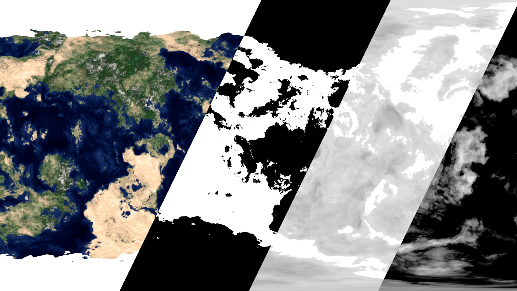 Procedural Planet Texture Map Generator - Blender 3d model