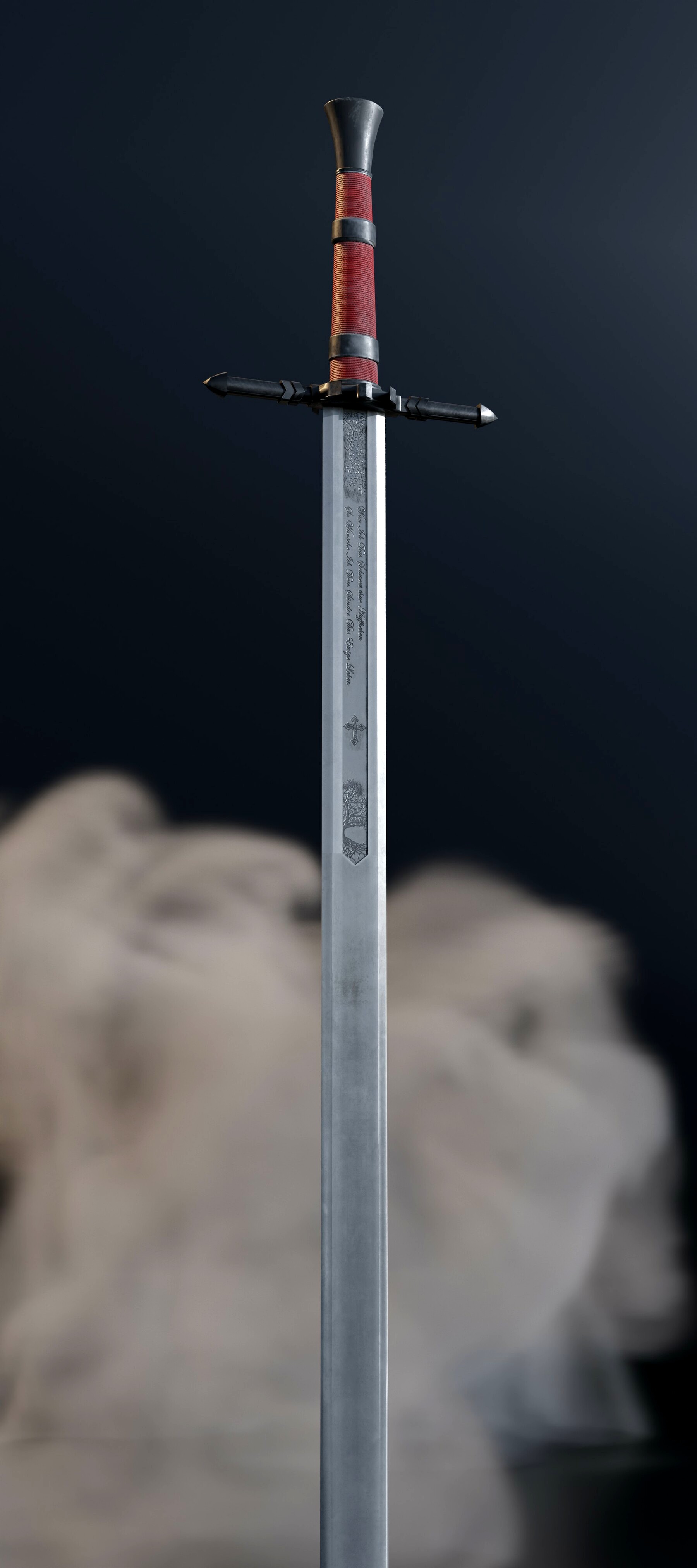 Executioner Sword - Low Poly 3d model