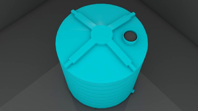 Water tank 3d model