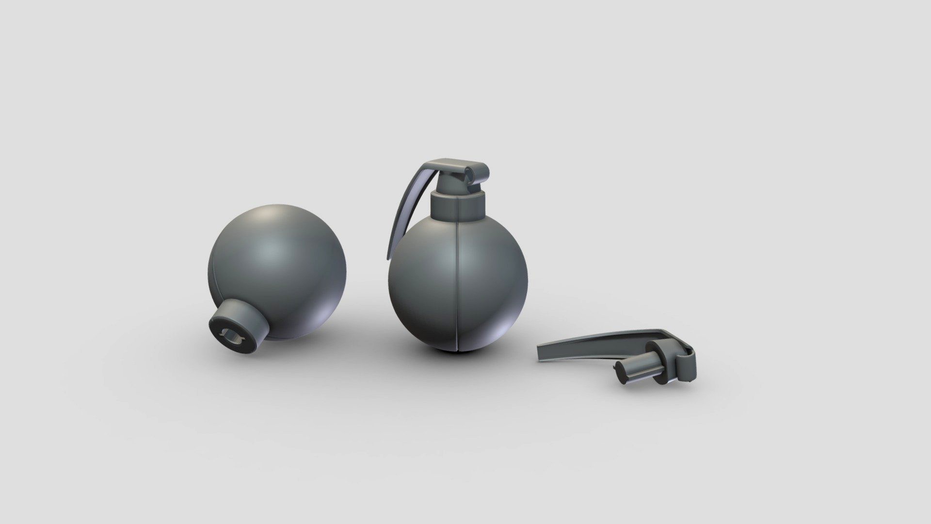 Printable Grenade 3d model