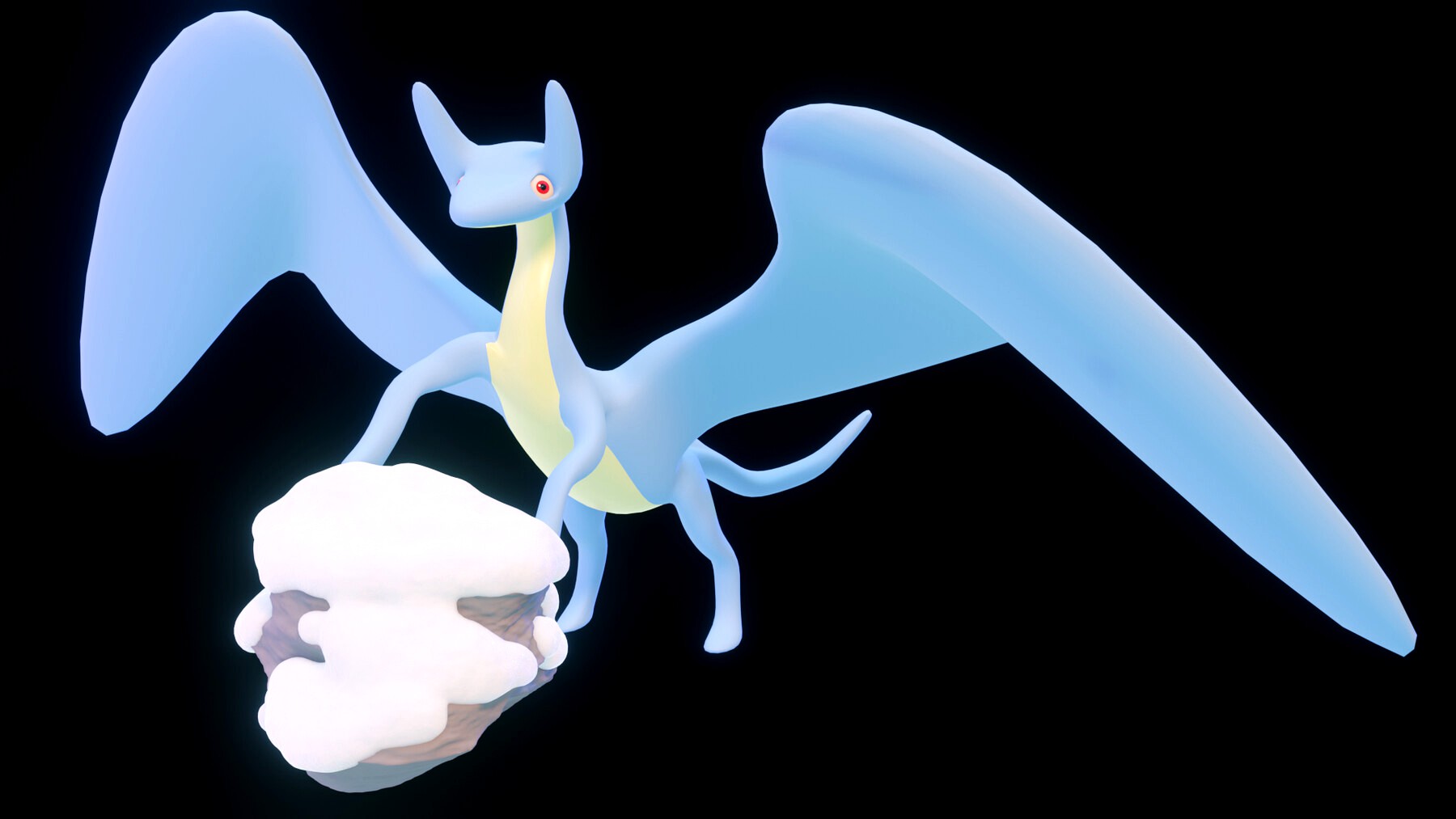 Dragon Low Polly Model 3d