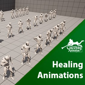Healing Animation Pack 3d model
