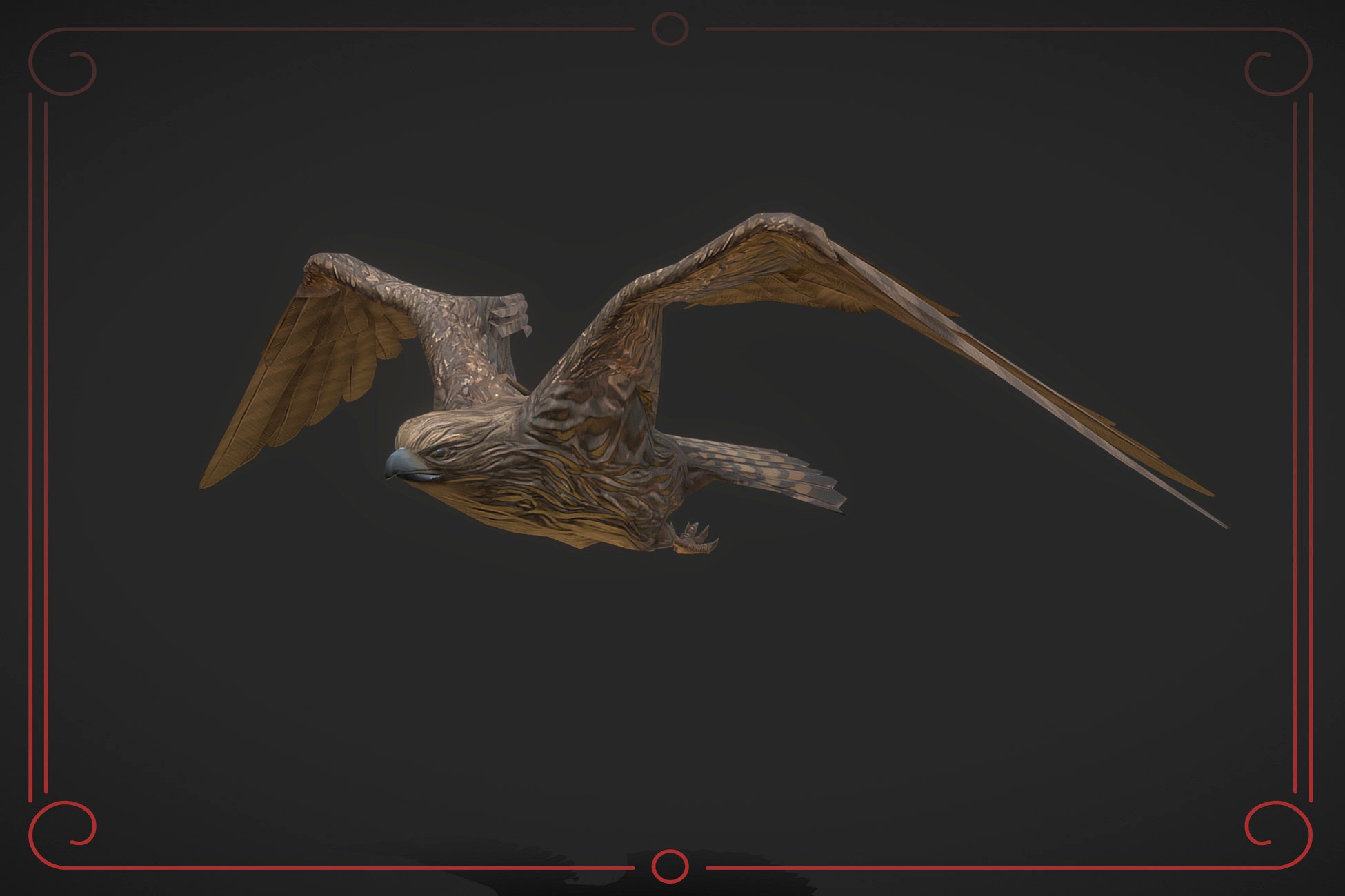 Animals: Hawk 3d model