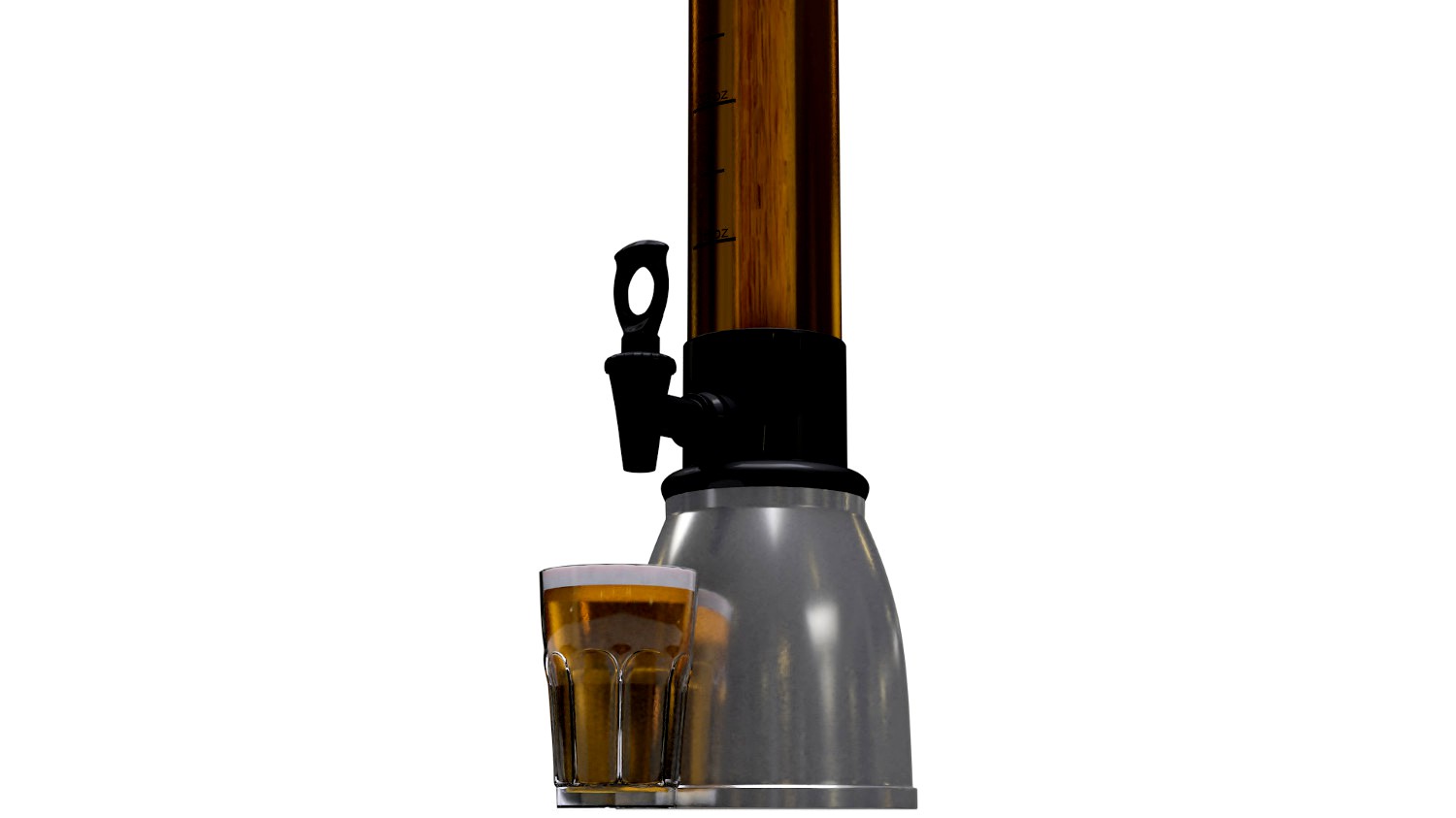 3D Beer tower dispenser model