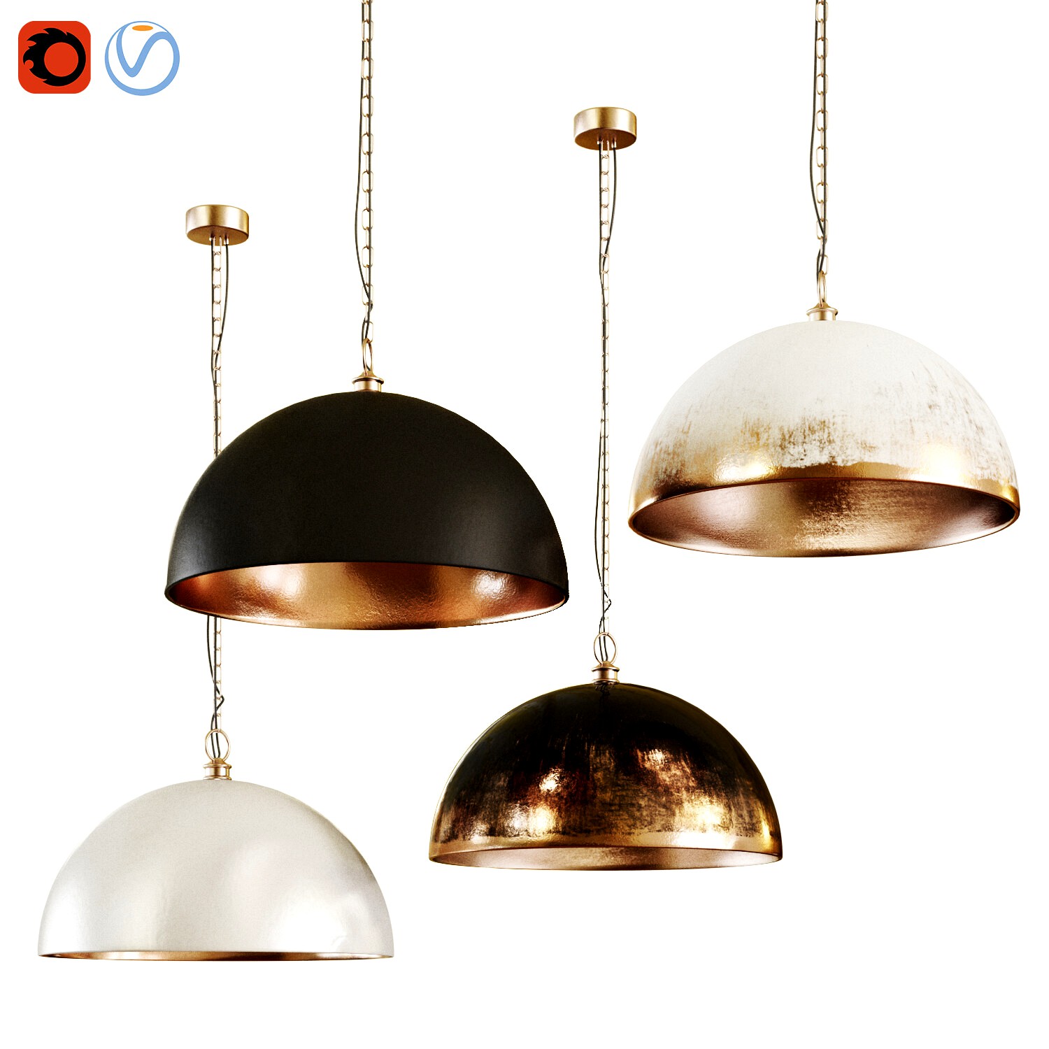 pendantlight light, dome, roundlight, egg shell, half, sphere, hanging ...