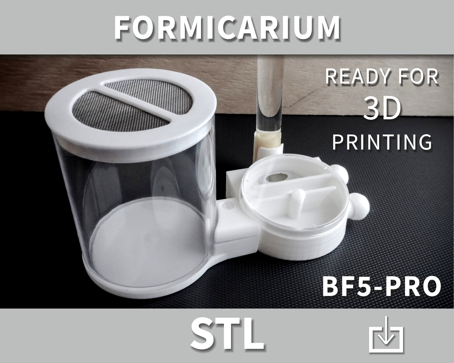 3D model Ant Nest micro formicarium BF5-PRO auto wet for ant with ...