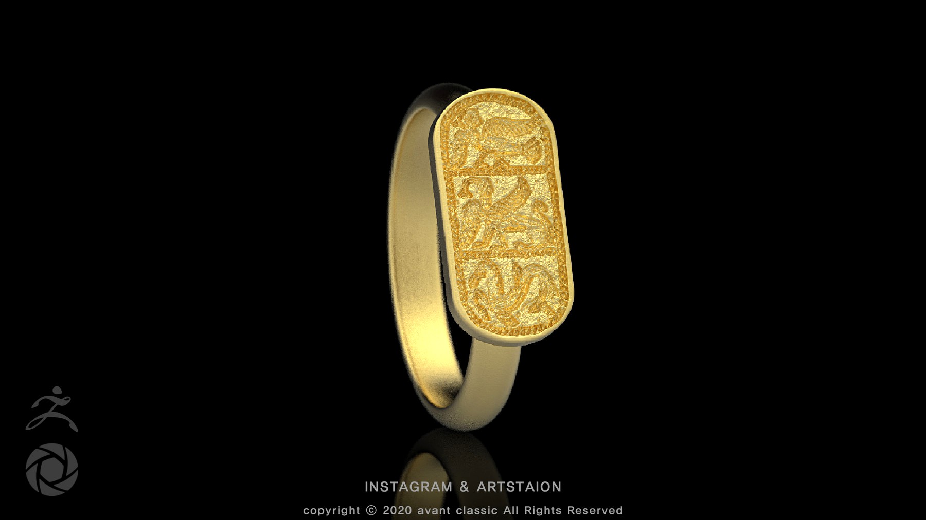 Ancient Greek Ring 3d model