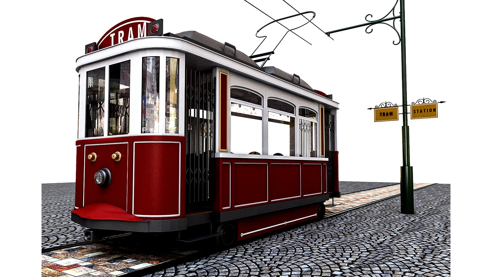 tram 3d model