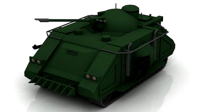 3D predator tank model