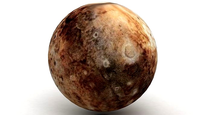 Pluto Planet 3D model