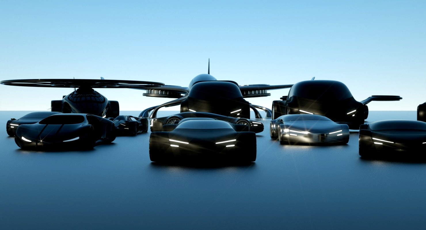 Future Vehicles Collection 3d model