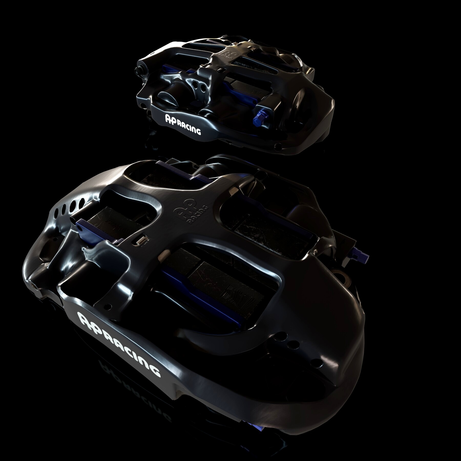 AP Racing Caliper CP7269 and CP7480 with Dirt map 3d model