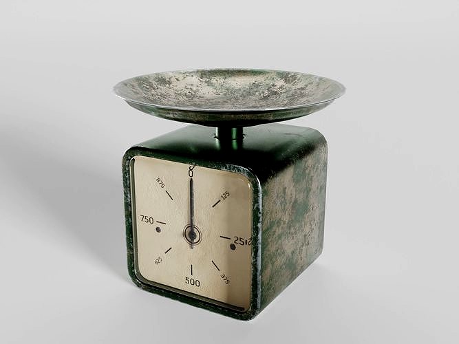Old weight scale 3d model