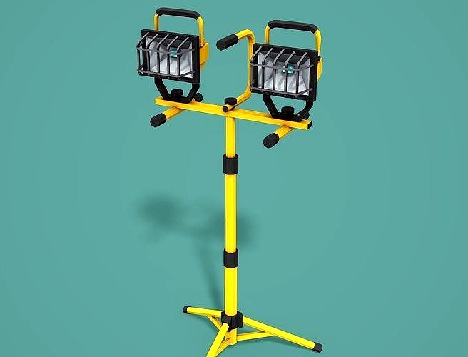 Construction Lantern - Low Poly Mobile Ready 3d model