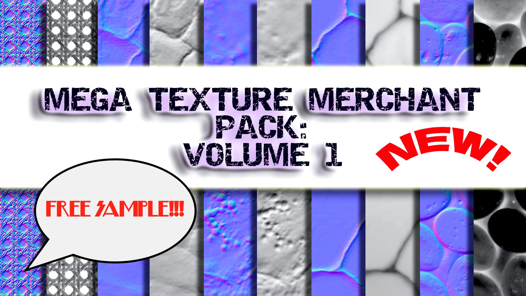 MEGA TEXTURE MAPS PACK VOL. 1 *FREE SAMPLE* 3d model