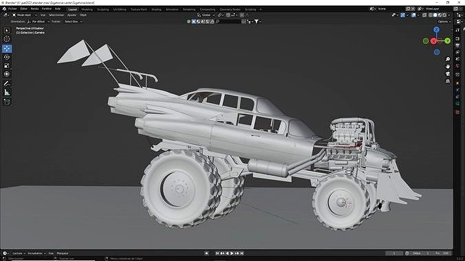 Gigahorse Mad Max 3d model