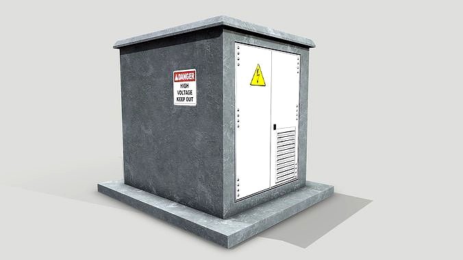 Electrical Box Transformer 3d model